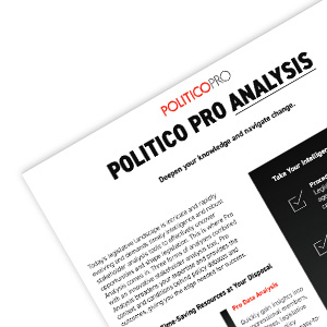 Political Resources, News & Tools | POLITICO Pro